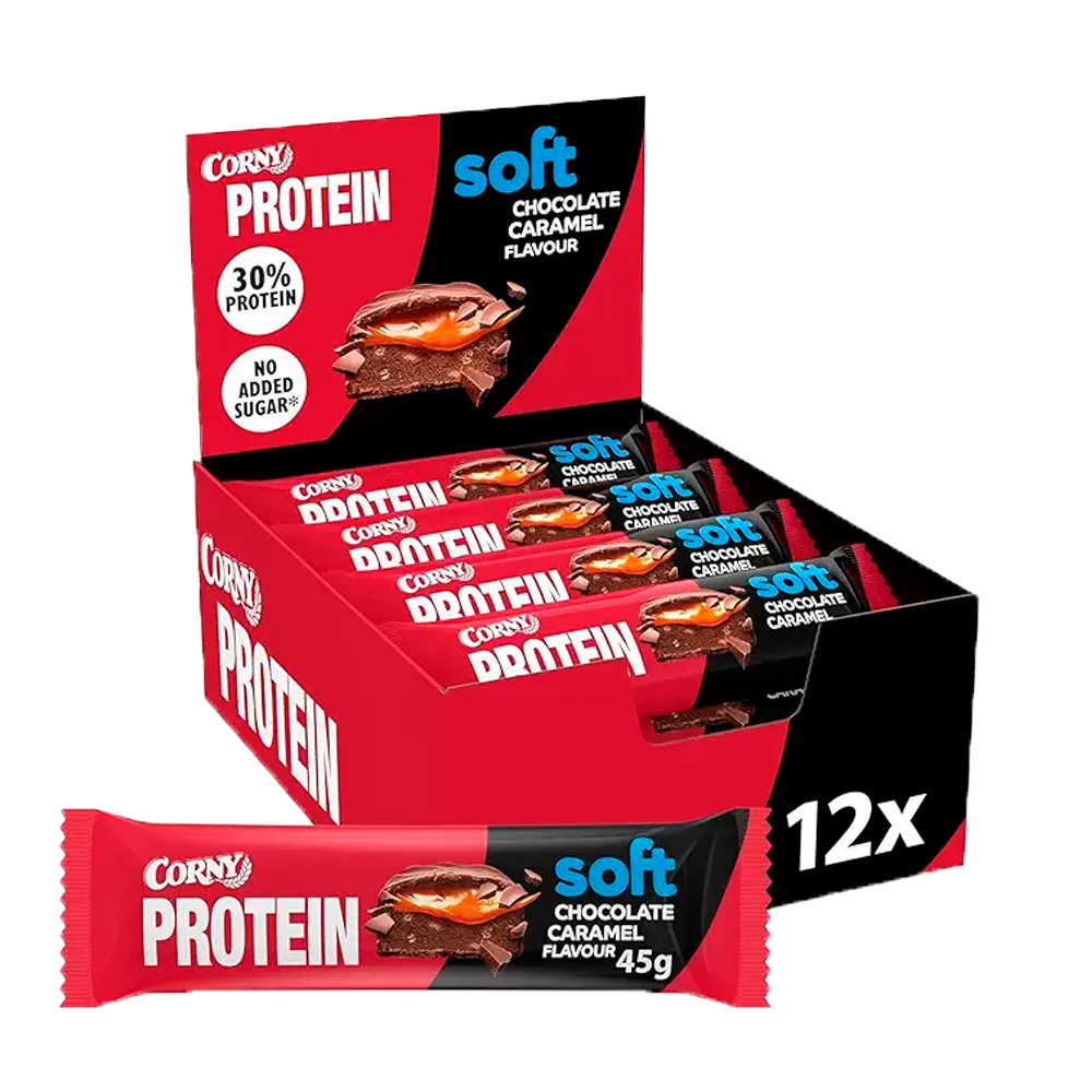 Corny Soft Proteinbar Chocolate Caramel (12 x 45g) » ProteinGiganten