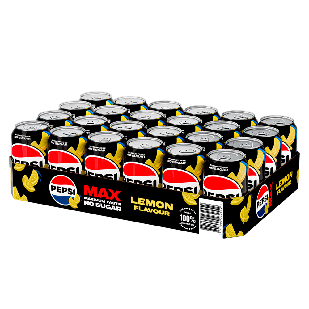 Pepsi Max Lemon (24 x 330ml) » ProteinGiganten