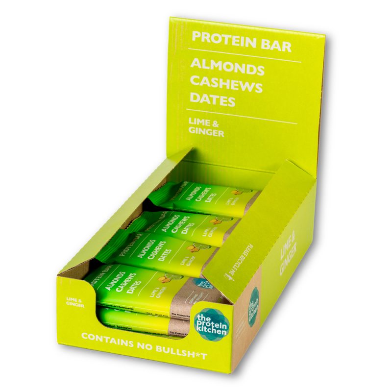 The Protein Kitchen Proteinbar - Lime & Ginger (12 x 50g) » Protein ...